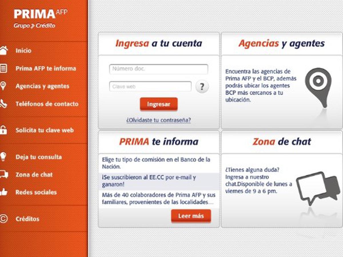 Estado de Cuenta AFP Prima Peru - Estados de Cuenta